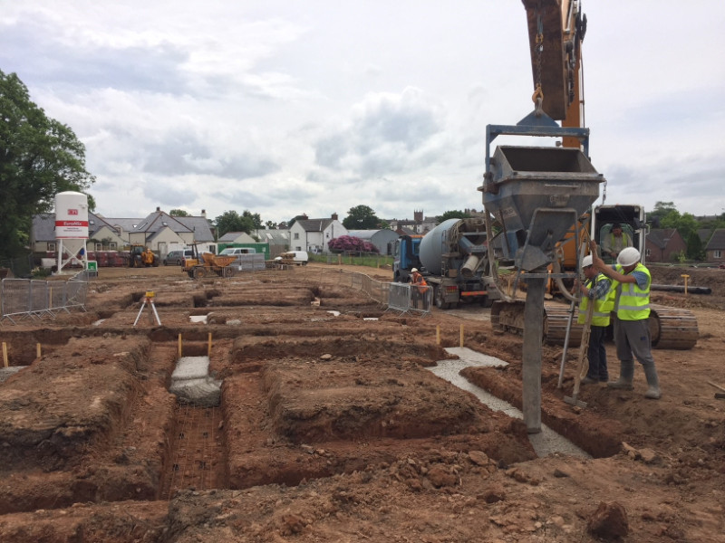 Housing Development - Substructure - Grant Ltd - Civil Engineering ...